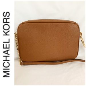 Michael Kors | Bags | Nwt Authentic Mk Genuine Pebble Leather Crossbody ...